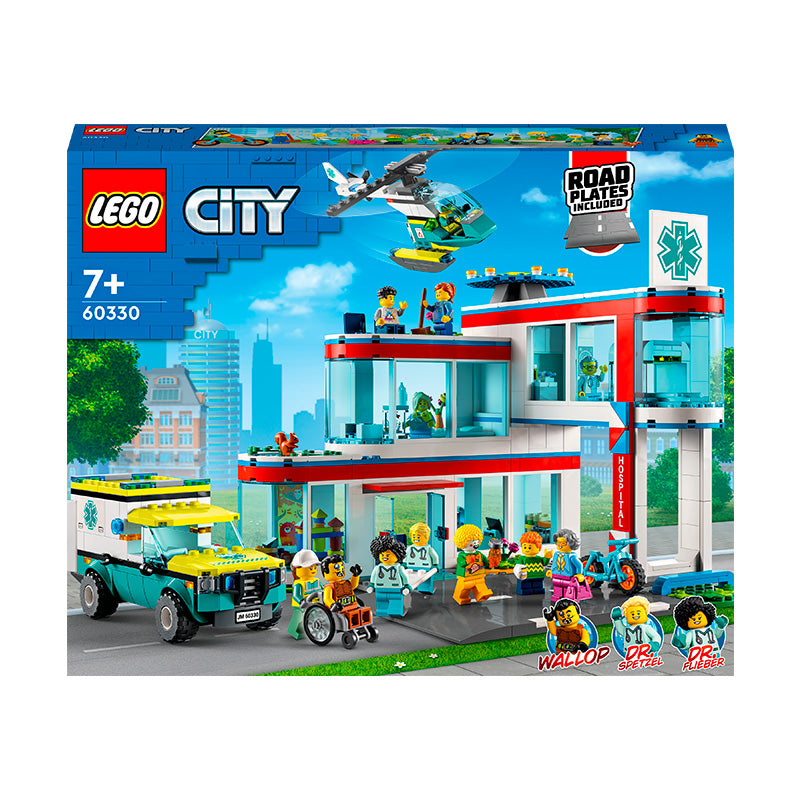 LEGO® City Hospital Building Kit 60330 | Import A Toy