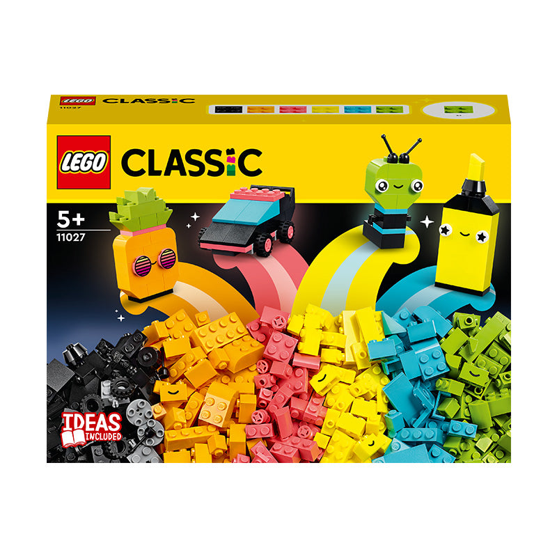 LEGO® Classic Creative Neon Fun Building Toy Set 11027 | Importatoy