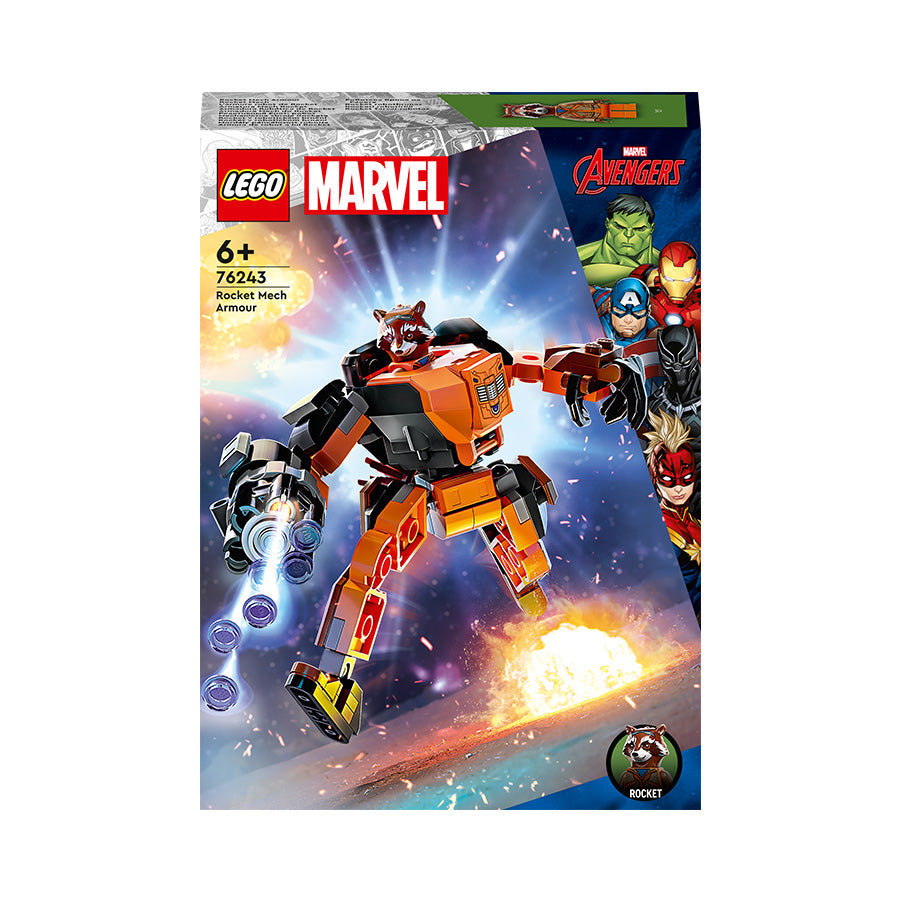 LEGO® Marvel Rocket Mech Armour Building Kit 76243 | Import A Toy