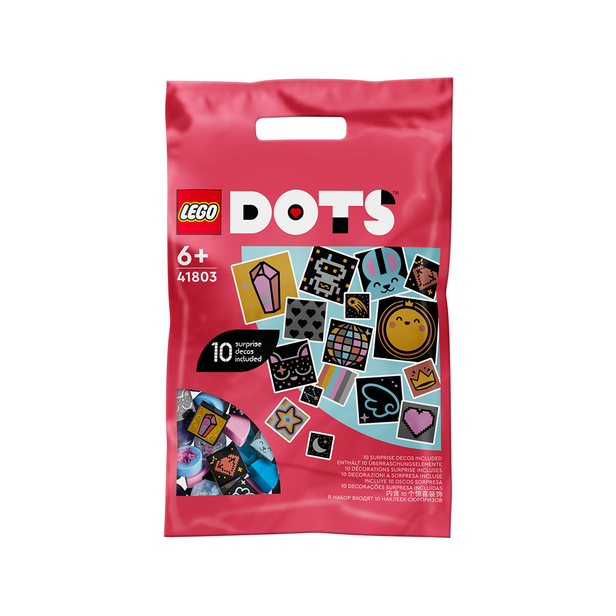 LEGO® DOTS Extra DOTS Series 8 – Glitter and Shine DIY Decoration Kit ...
