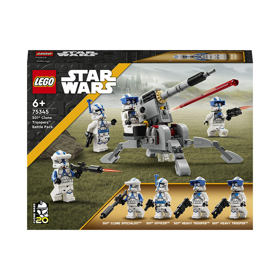 LEGO® Star Wars™ 501st Clone Troopers™ Battle Pack Building Toy Set 75 ...