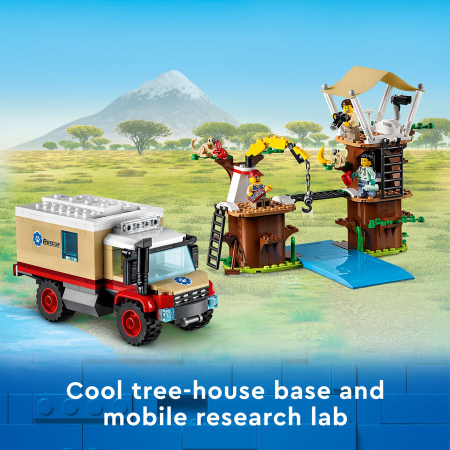 LEGO® City Wildlife Rescue Camp Building Kit 60307 | Import A Toy
