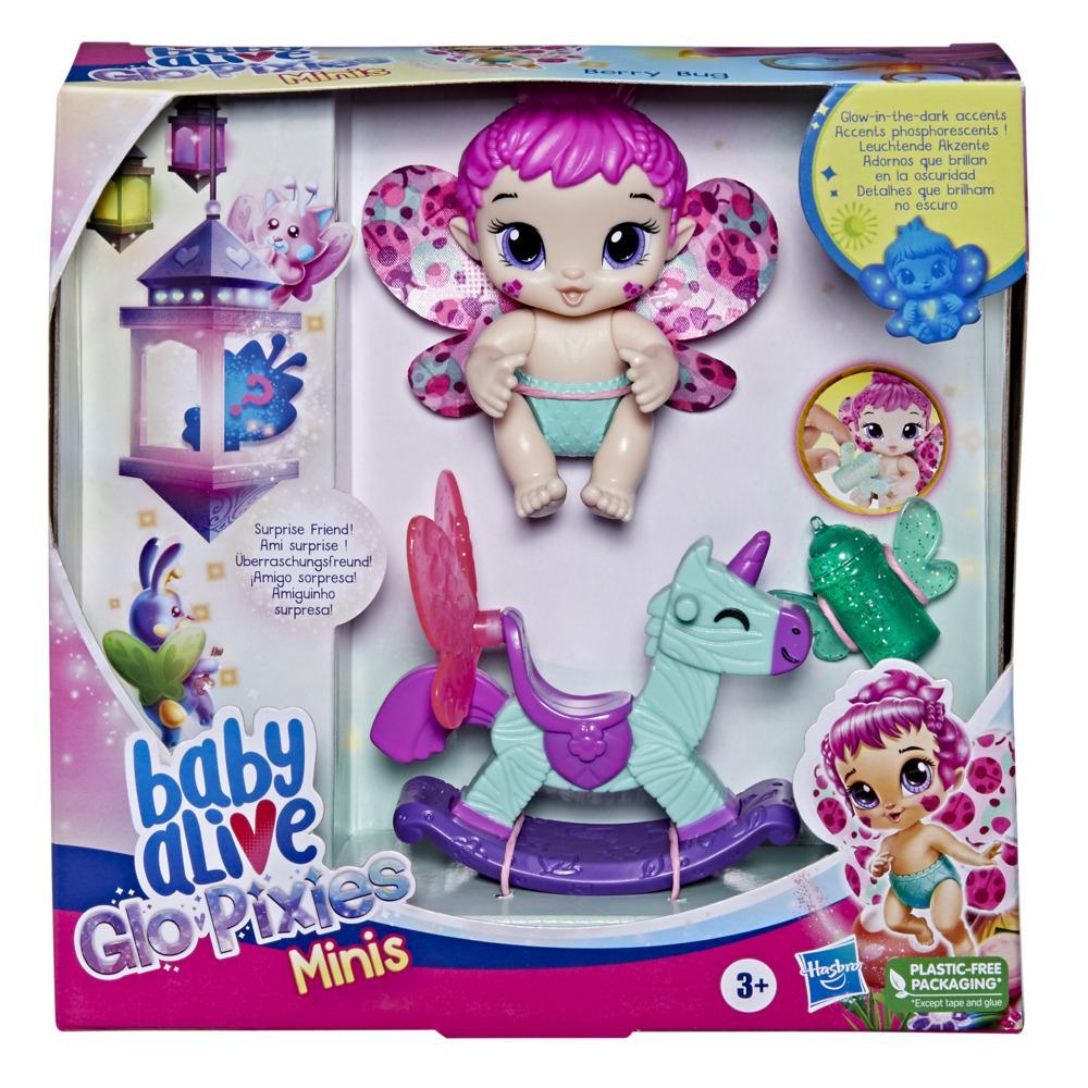 Baby Alive Glo Pixies Minis Doll, Berry Bug | Import A Toy