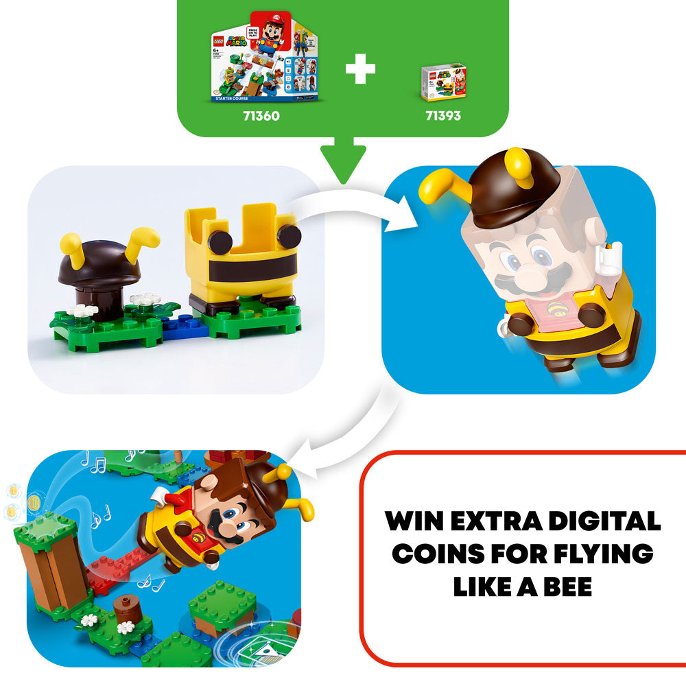 LEGO® Super Mario™ Bee Mario Power-Up Pack Building Kit 71393 | Import ...