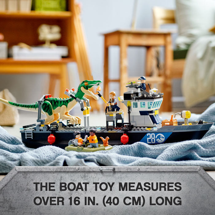 LEGO® Jurassic World Baryonyx Dinosaur Boat Escape 76942 | Import A Toy