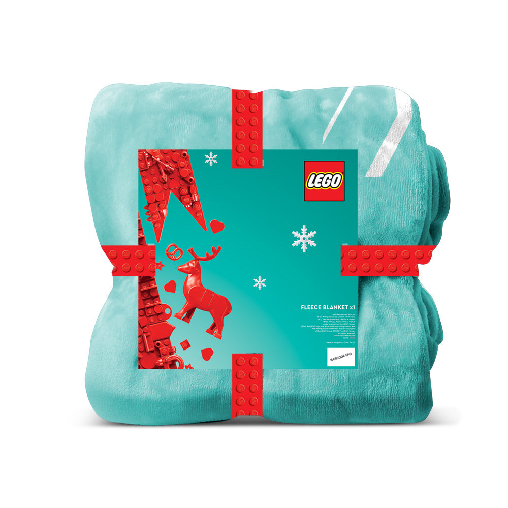 LEGO® Xmas Fleece Blanket | Import A Toy