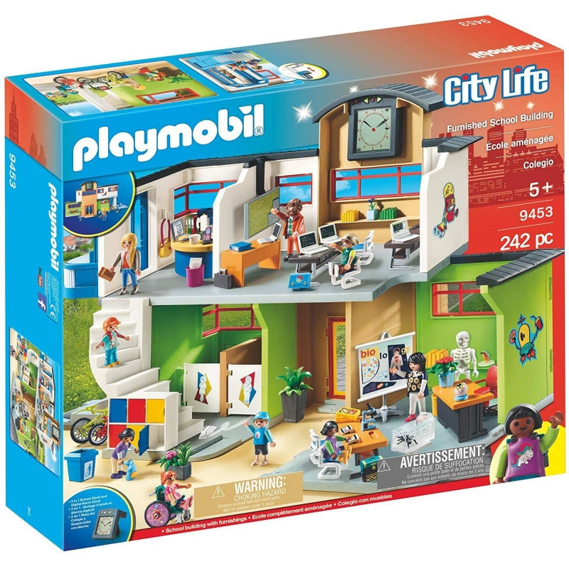 PLAYMOBIL Furnished School Building 9453 | Importatoy